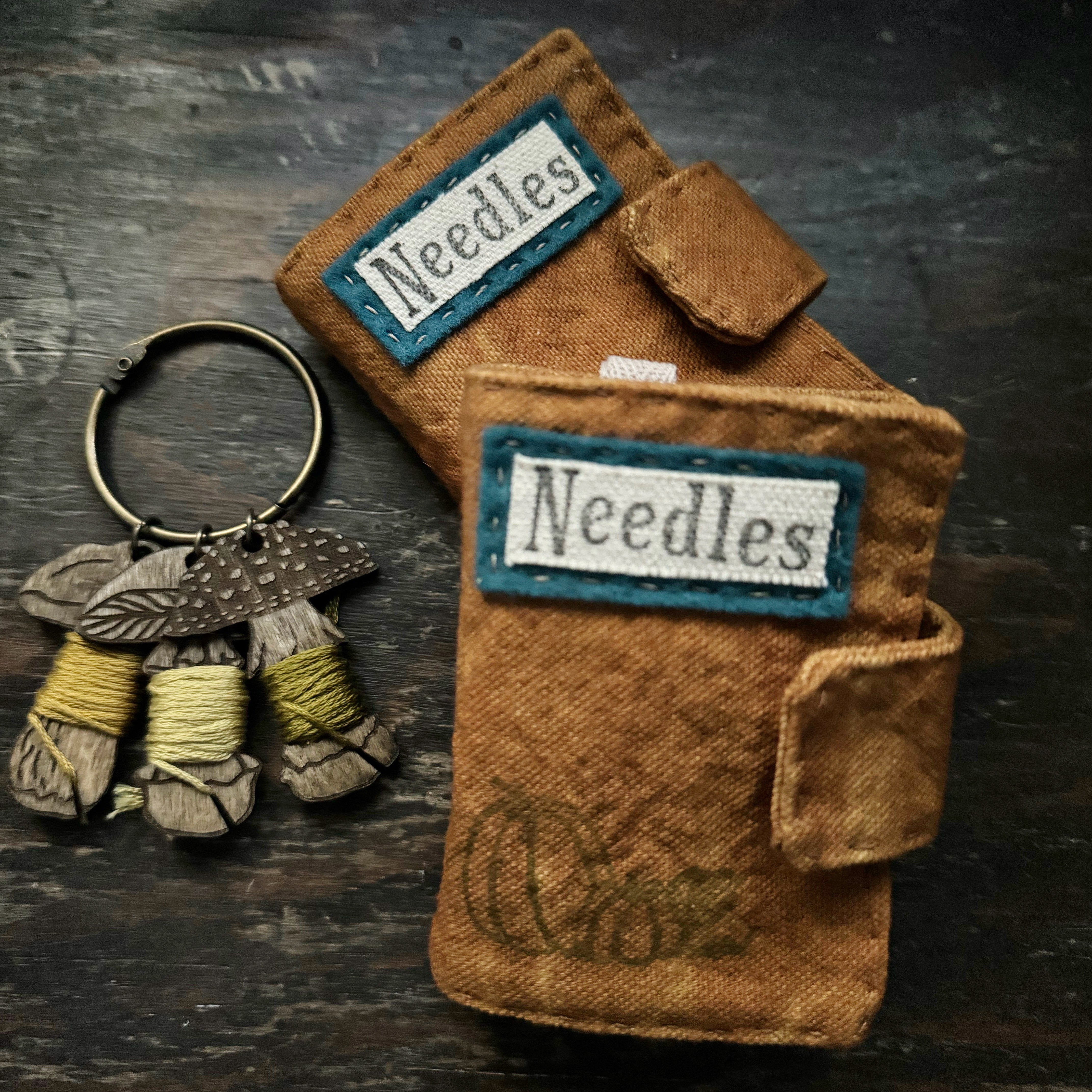 Pumpkin Needle Book turquoise pages – Evoke Supply Co.